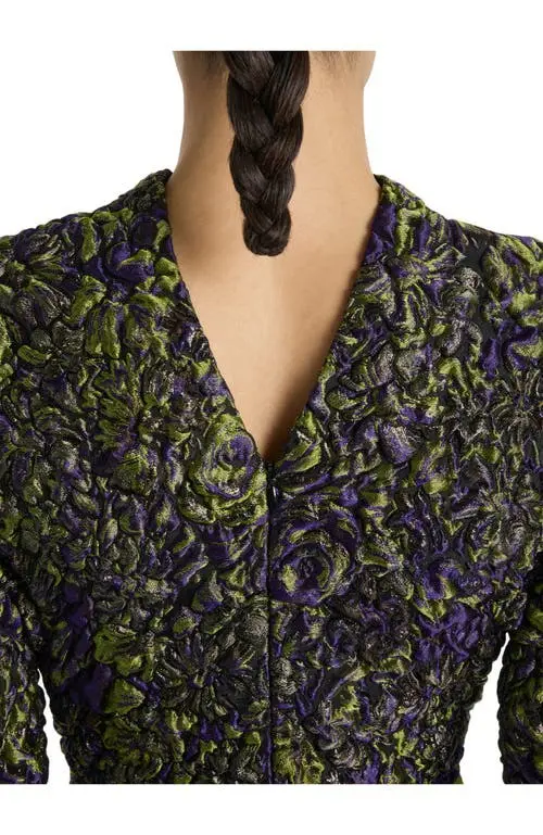 Balmain Cloqué Jacquard Dress