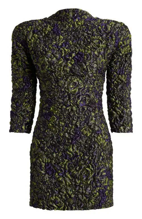 Balmain Cloqué Jacquard Dress