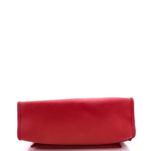 Hermès Herbag Zip Leather And Toile 31