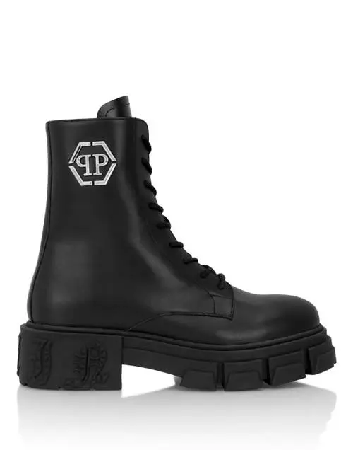 Philipp Plein Lace-up Boots Gothic Plein