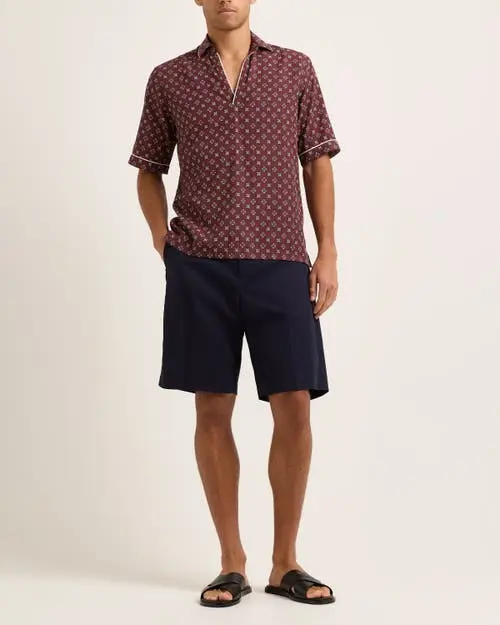 Orlebar Brown Ridley Relaxed-fit Shirt - Damson