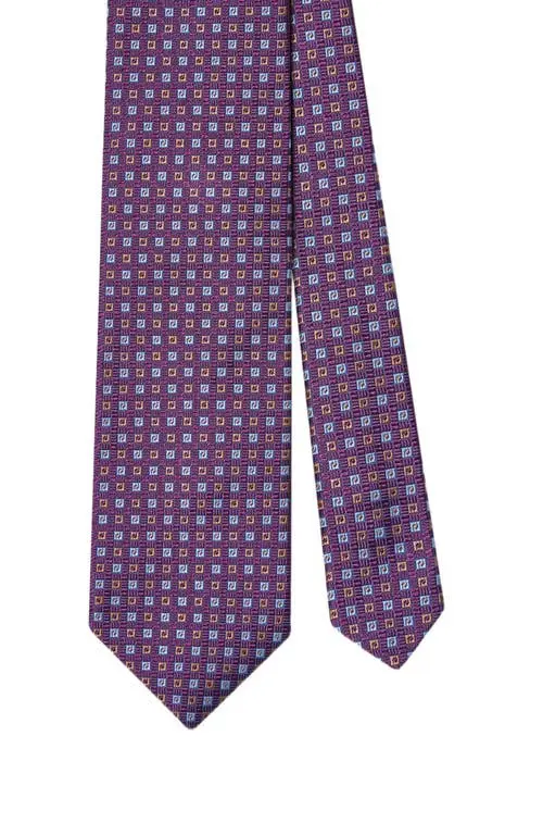 Robert Talbott Silk Cotton Necktie - Purple