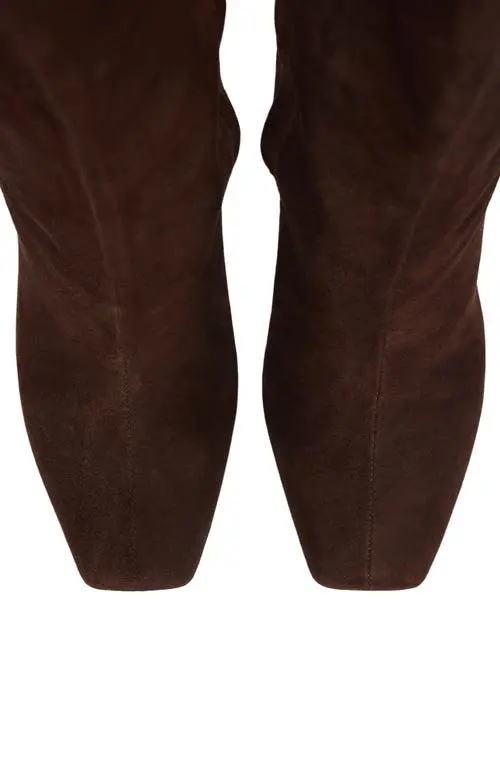 Balmain Wedge Ankle Boots In Suede