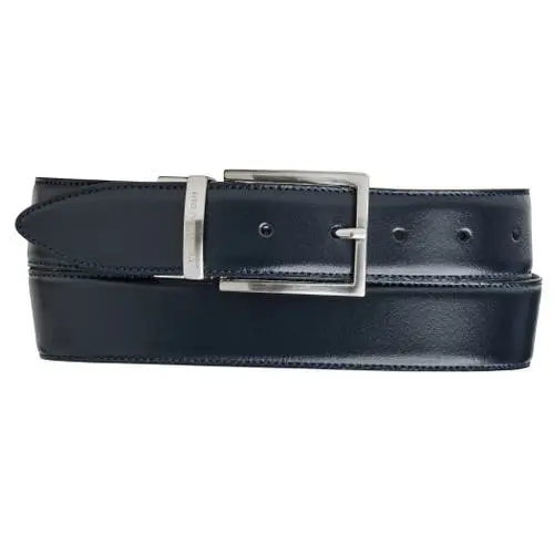 Bruno Magli Marco Belt - Dark Grey/navy