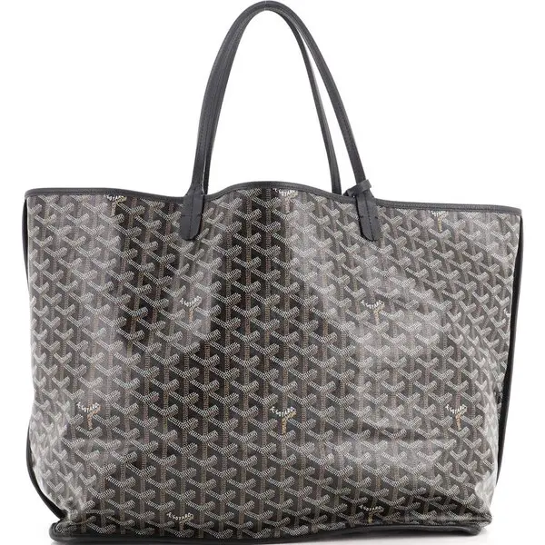 Goyard Anjou Reversible Tote Coated Canvas Gm - Black