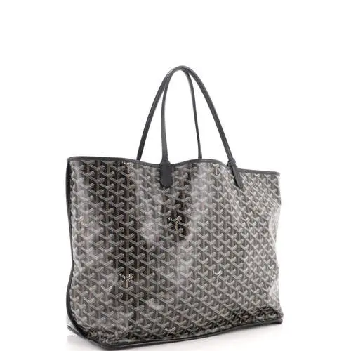 Goyard Anjou Reversible Tote Coated Canvas Gm - Black