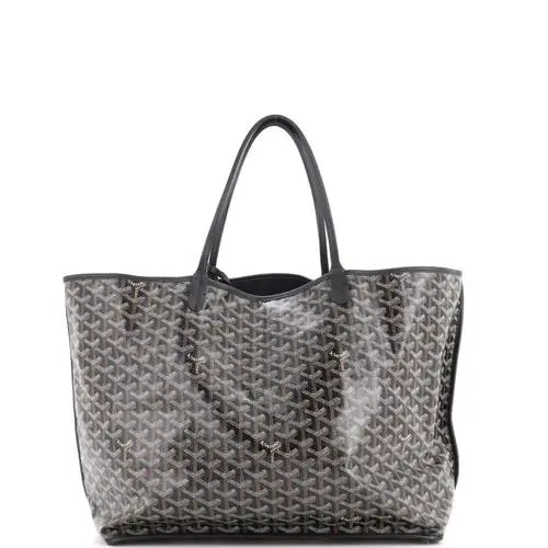 Goyard Anjou Reversible Tote Coated Canvas Gm - Black