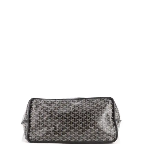 Goyard Anjou Reversible Tote Coated Canvas Gm - Black