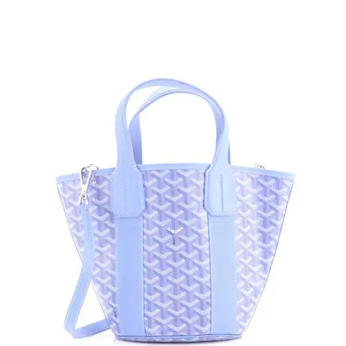 Goyard Belharra Tote Coated Canvas Pm - Blue
