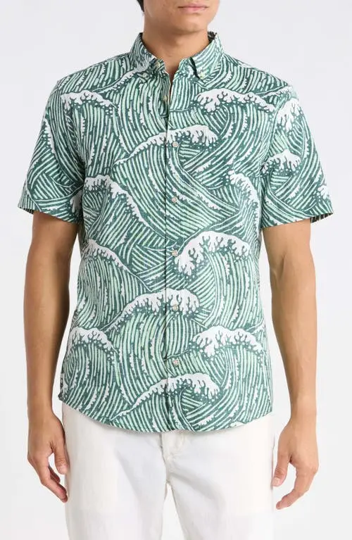 Reyn Spooner Super Swells Button-down Shirt - Green