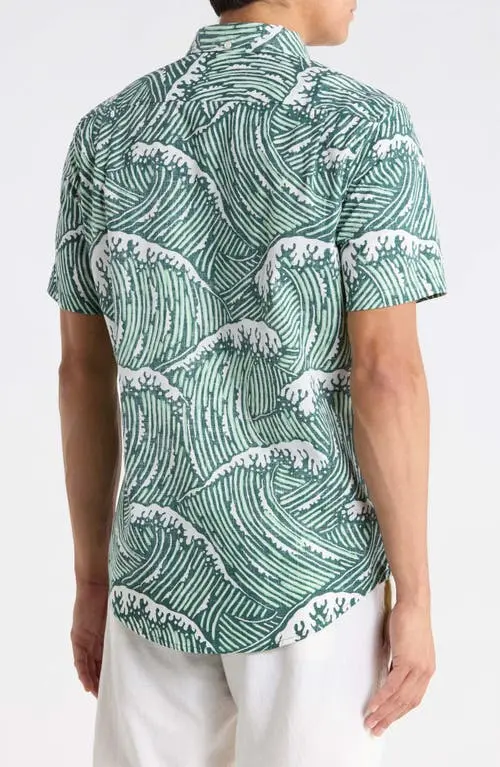 Reyn Spooner Super Swells Button-down Shirt - Green