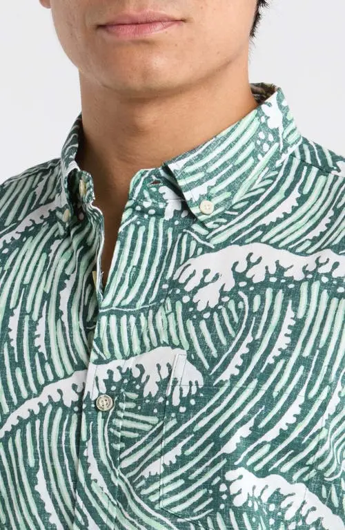 Reyn Spooner Super Swells Button-down Shirt - Green
