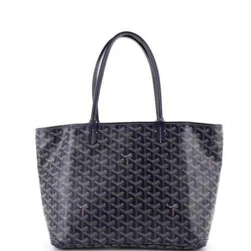 Goyard Artois Tote Coated Canvas Pm - Blue