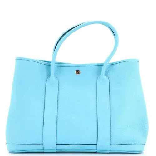 Hermès Garden Party Tote Leather 36 - Blue