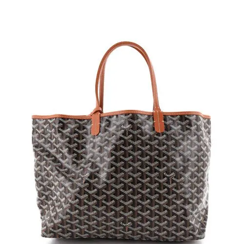Goyard Saint Louis Tote Coated Canvas Pm - Brown
