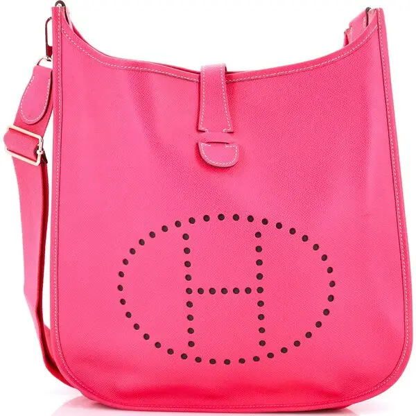 Hermès Evelyne Bag Gen Iii Epsom Gm - Pink