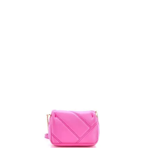 BVLGARI Serpenti Cabochon Shoulder Bag Diagonal Quilted Leather Micro