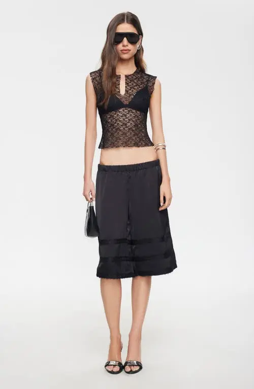 Lioness Tribeca Lace Cap Sleeve Top