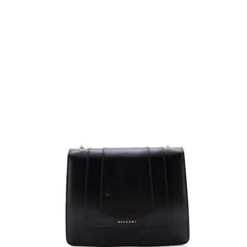 BVLGARI Serpenti Forever Square Shoulder Bag Leather Medium