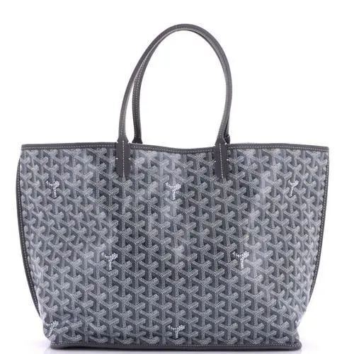 Goyard Anjou Reversible Tote Coated Canvas Pm - Grey