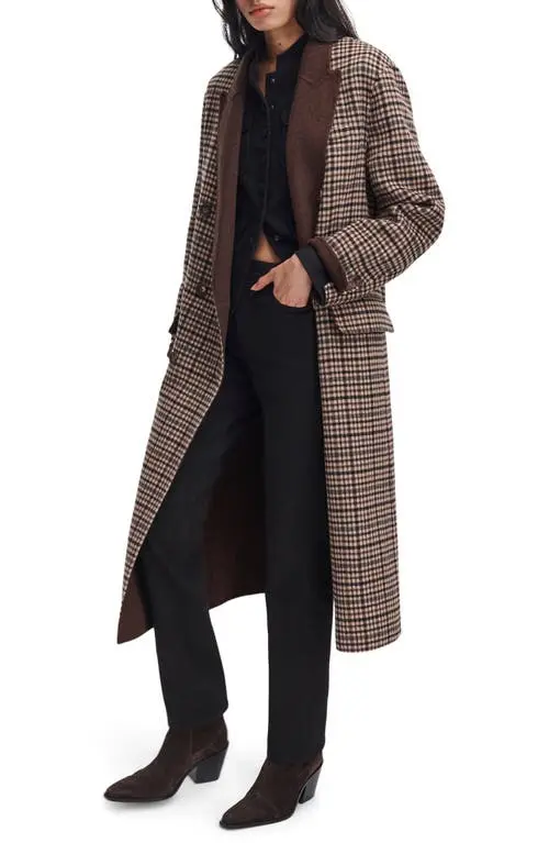 Rag & Bone Vasso Plaid Wool Coat - Multi Plaid