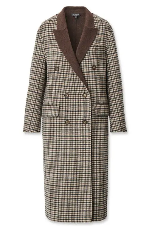 Rag & Bone Vasso Plaid Wool Coat