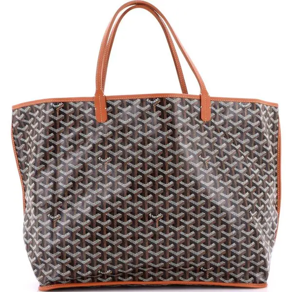 Goyard Anjou Reversible Tote Coated Canvas Gm - Black