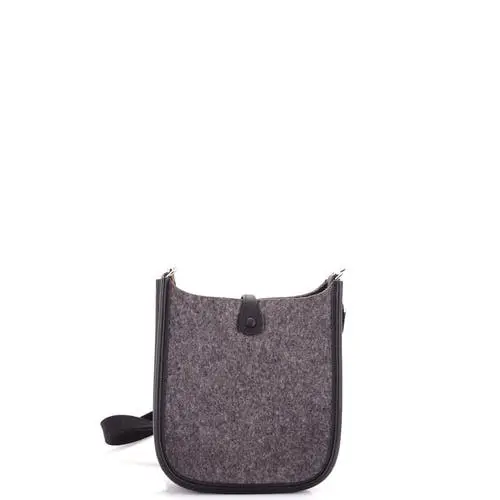 Hermès Evelyne Bag Gen Iii Felt Tpm - Grey