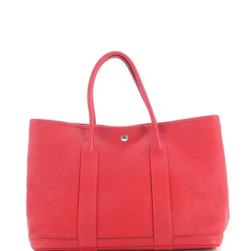 Hermès Garden Party Tote Leather 36 - Red