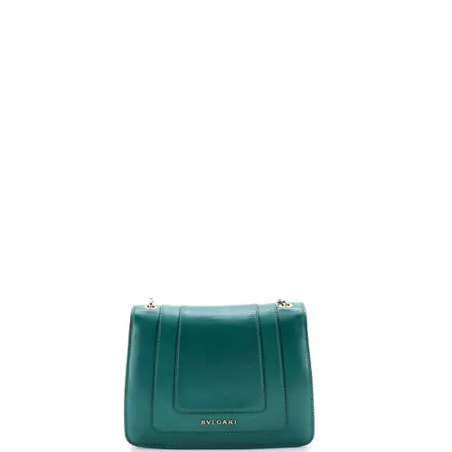 BVLGARI Serpenti Forever Square Shoulder Bag Leather Small