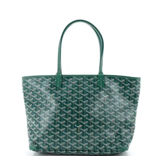 Goyard Artois Tote Coated Canvas Mm - Green