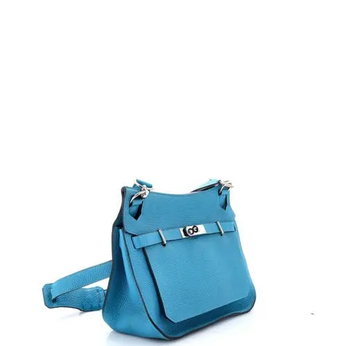 Hermès Jypsiere Bag Clemence 28 - Blue