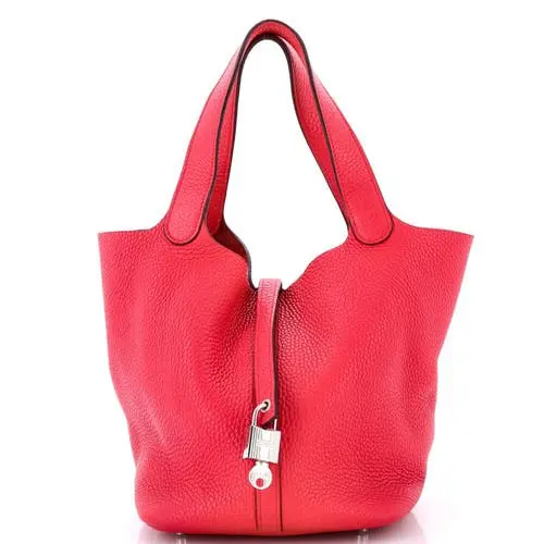 Hermès Picotin Lock Bag Clemence Mm - Pink