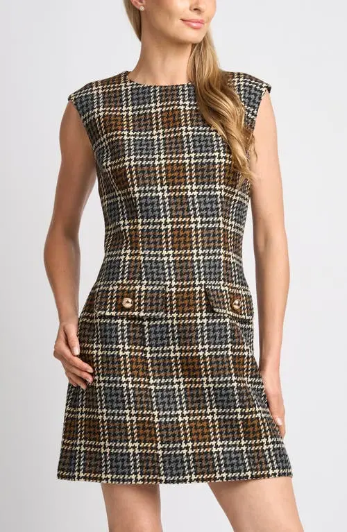 Ted Baker London Jamie Plaid Shift Dress