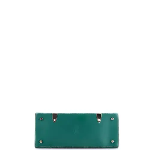 Goyard Saigon Top Handle Bag Coated Canvas With Leather Pm