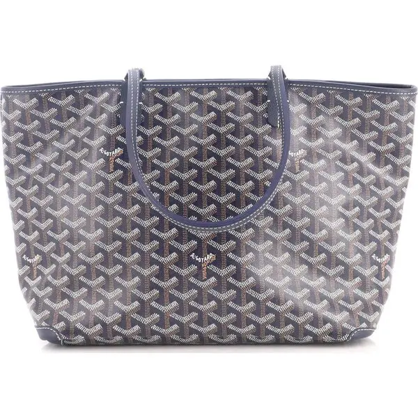 Goyard Artois Tote Coated Canvas Pm - Blue