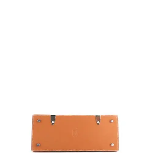 Goyard Saigon Top Handle Bag Coated Canvas With Leather Pm