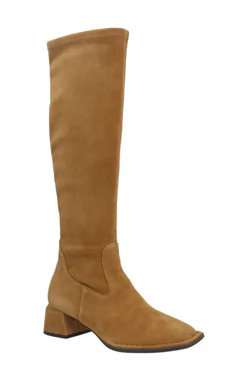 L'AMOUR DES PIEDS Nolita Stretch Leather Boot - Coffee