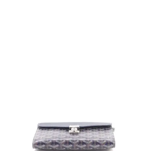 Goyard Chypre Wallet On Strap Coated Canvas With Leather