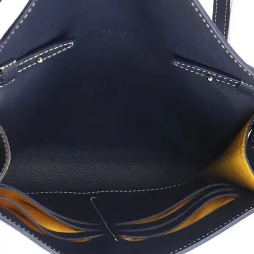 Goyard Chypre Wallet On Strap Coated Canvas With Leather