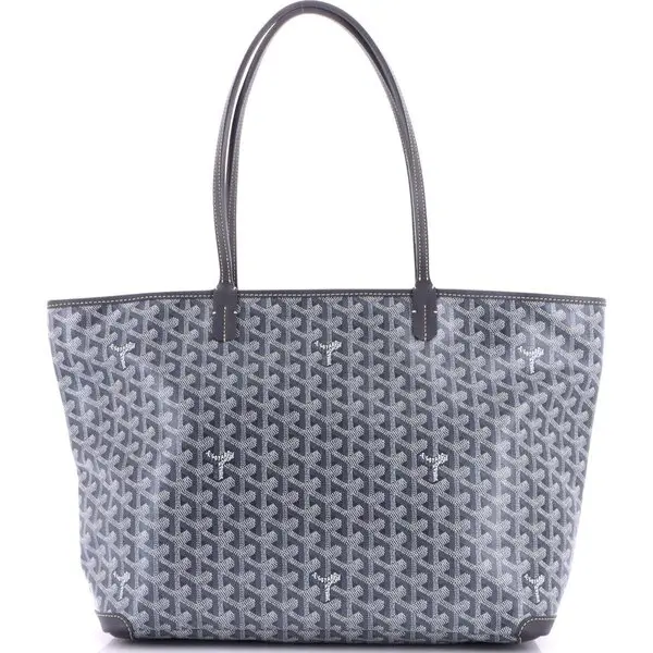 Goyard Artois Tote Coated Canvas Mm - Grey