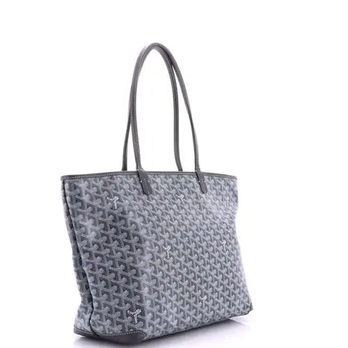 Goyard Artois Tote Coated Canvas Mm - Grey