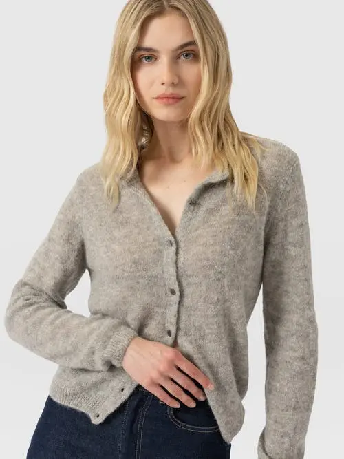 SAINT + SOFIA Ariella Cardigan - Grey
