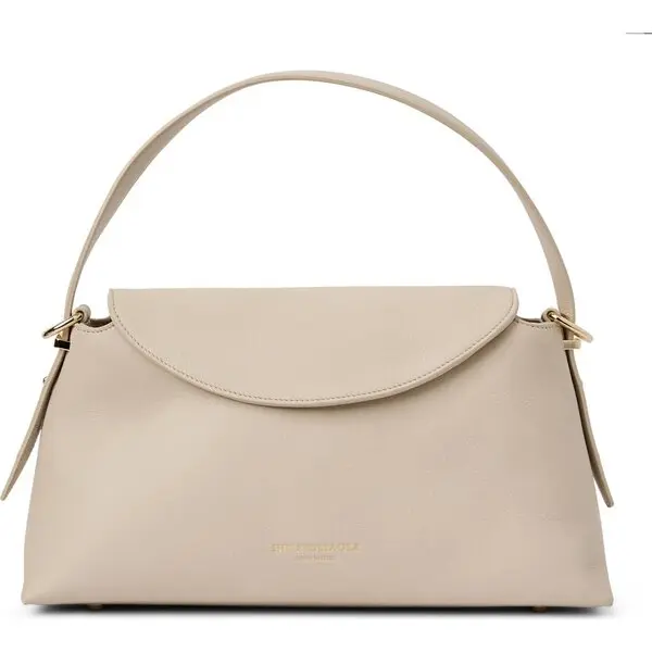 Bruno Magli Daniela Satchel Bag - Bone Leather