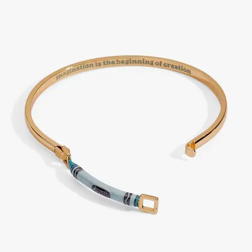 ALEX AND ANI Crayola Teacher Appreciation Crayon Tension Bangle - Gold