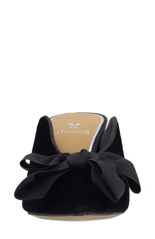 J. Reneé Elvani Pointed Toe Heeled Mule