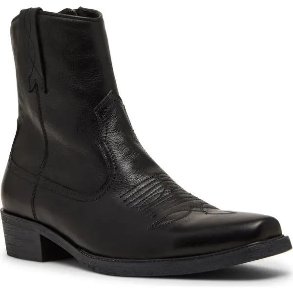 Steve Madden Sturgis Western Boot - Black