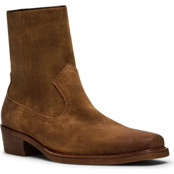 Steve Madden Sturgis Western Boot - Tan Suede