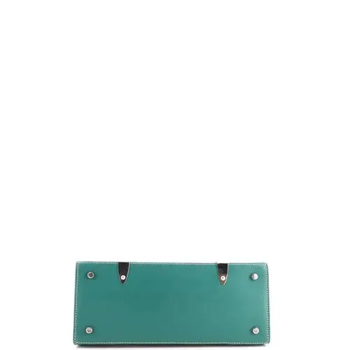 Goyard Saigon Top Handle Bag Coated Canvas With Leather Pm