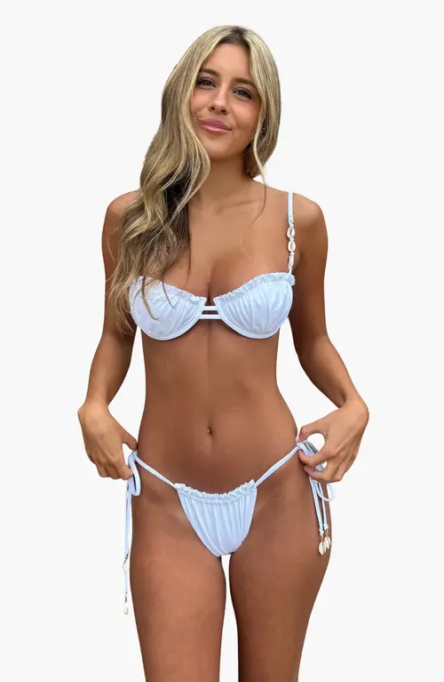 BEACH BUNNY Etana Underwire Top - White